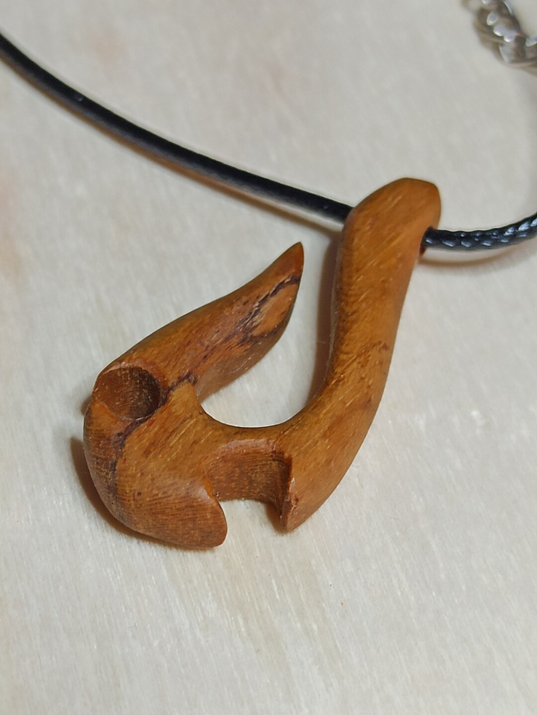 Fishing Hook, Maui Hook, Hei Matau, Maui, Gift, Pendant, Wooden Pendant ...