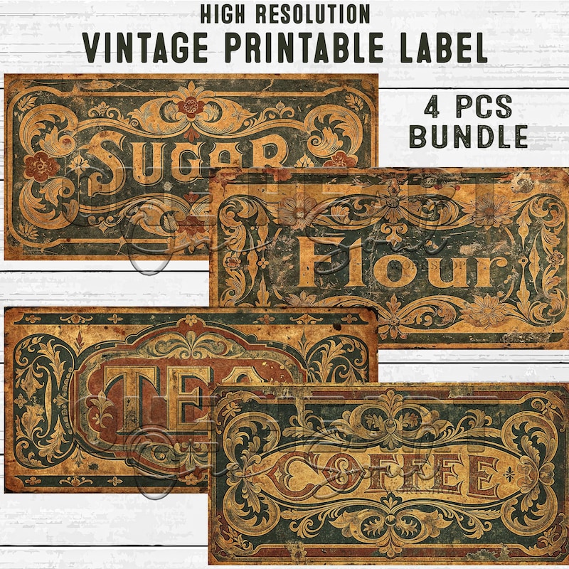 Vintage Coffee Label Svg - Etsy