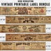 Vintage Candy Label Bundle: Printable Sweets Jar Labels (digital ...