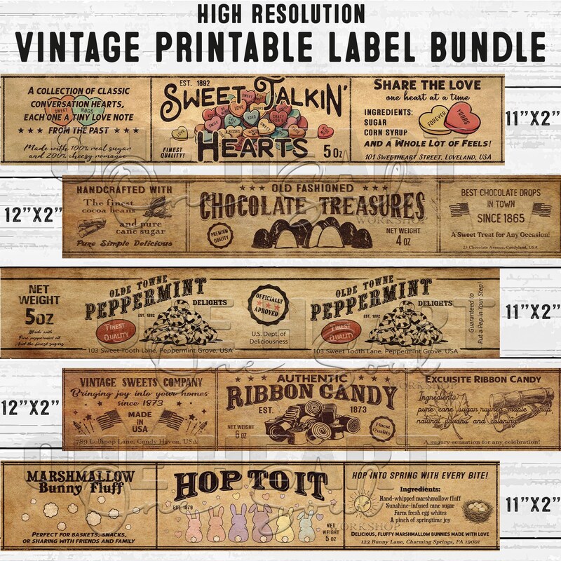 Vintage Bunny Candy Box - Etsy