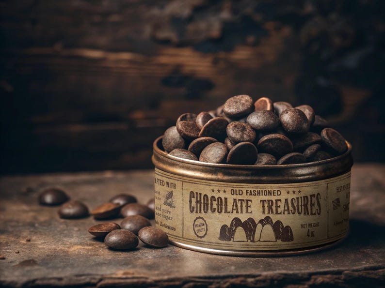 Vintage Candy Label Bundle: Printable Sweets Jar Labels (digital ...