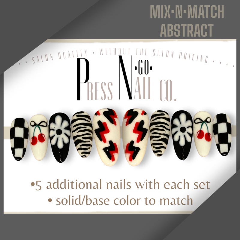 Fall Press on Nails - Etsy