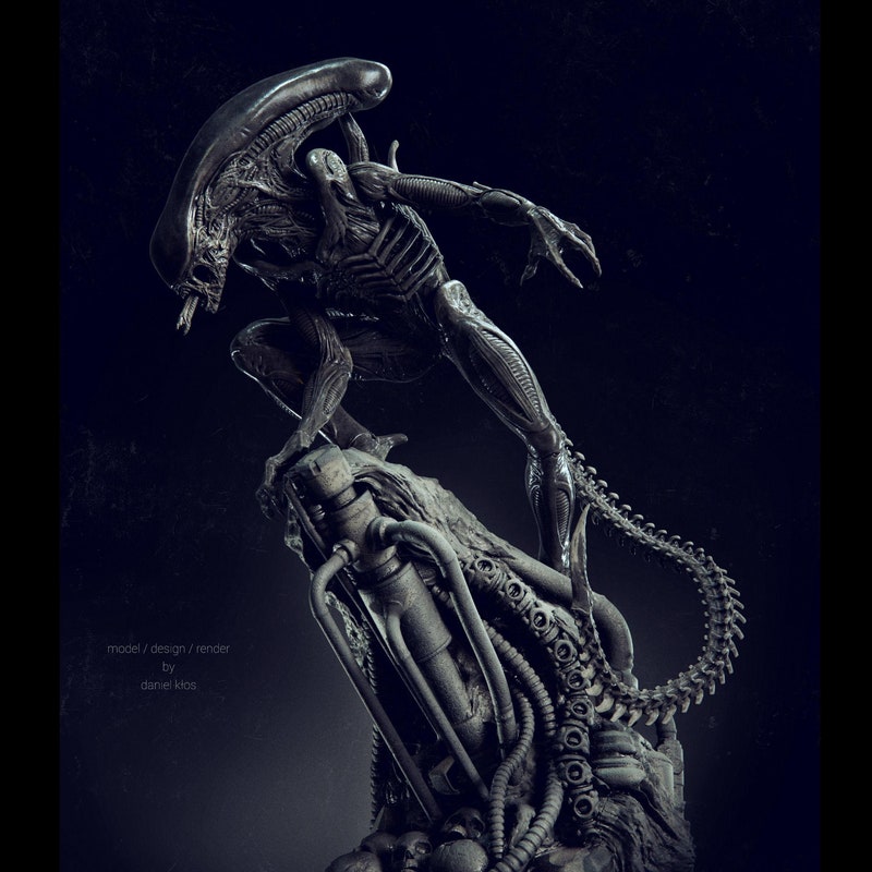 Xenomorph Statue - Etsy