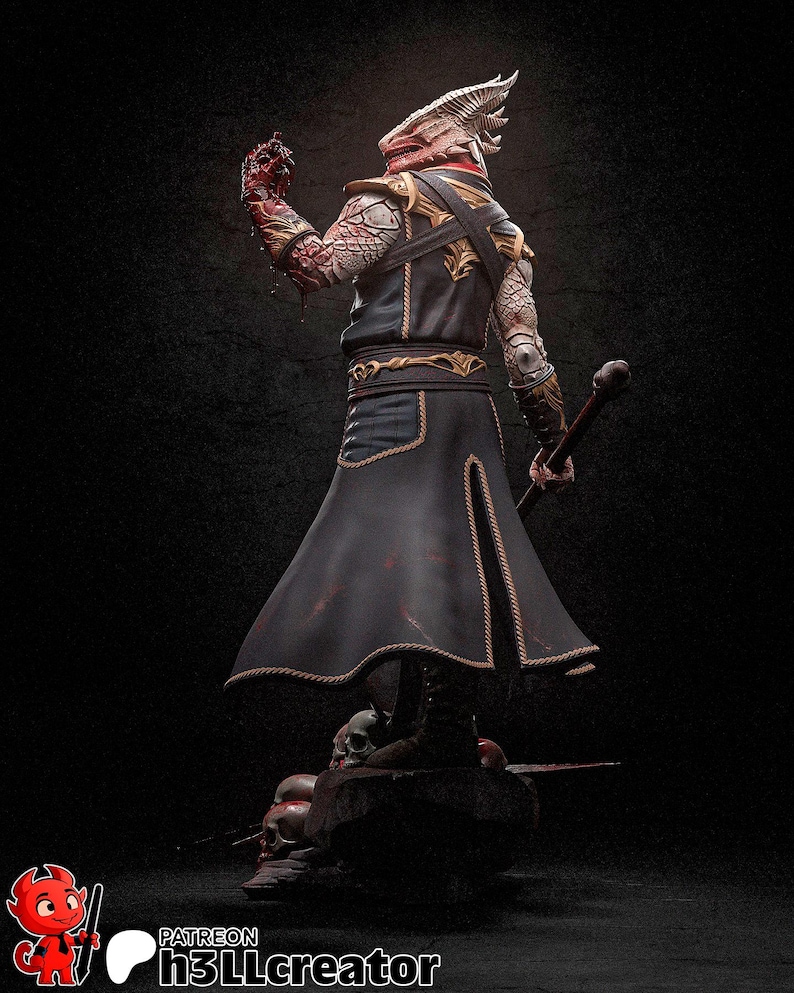 Dark Urge Baldur's Gate 3 - Professional 12k Resin 3D Print - Handmade ...