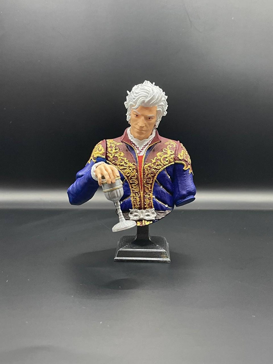 Astarion Baldur's Gate 3 Bust Statue Figure Handmade Astarion Baldur's ...