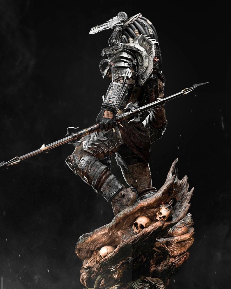 Predator - Action Figure Fanart - Professional 12k Resin 3D Statue ...