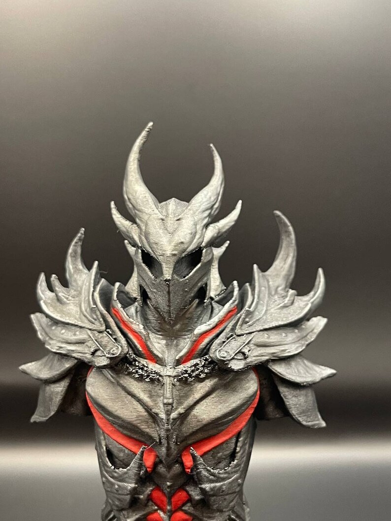 Skyrim Daedric Armor Bust Handmade Skyrim Bust Statue - Etsy