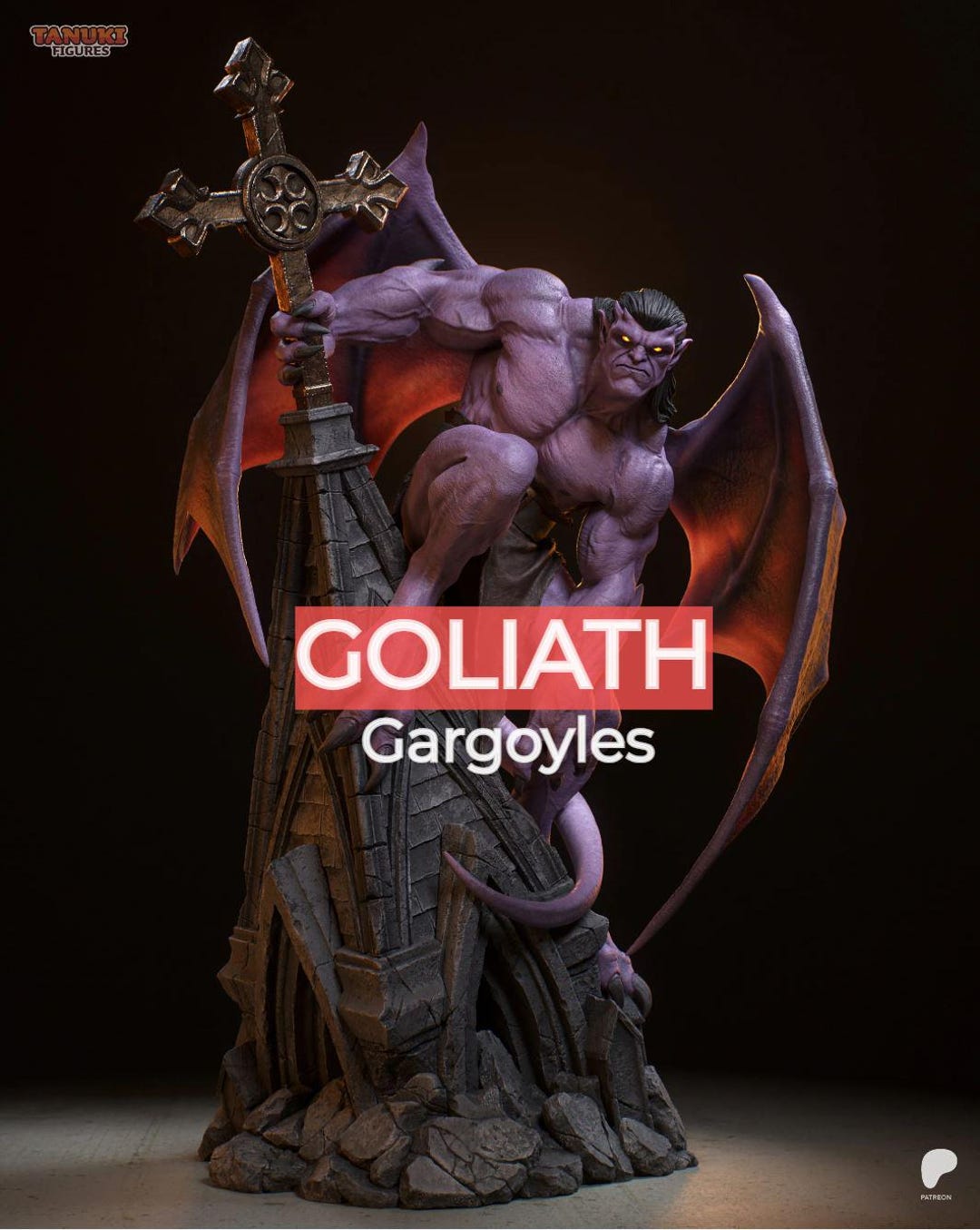 Goliath Figure Fanart - Professional 3D Print 12k Resin - High Quality ...