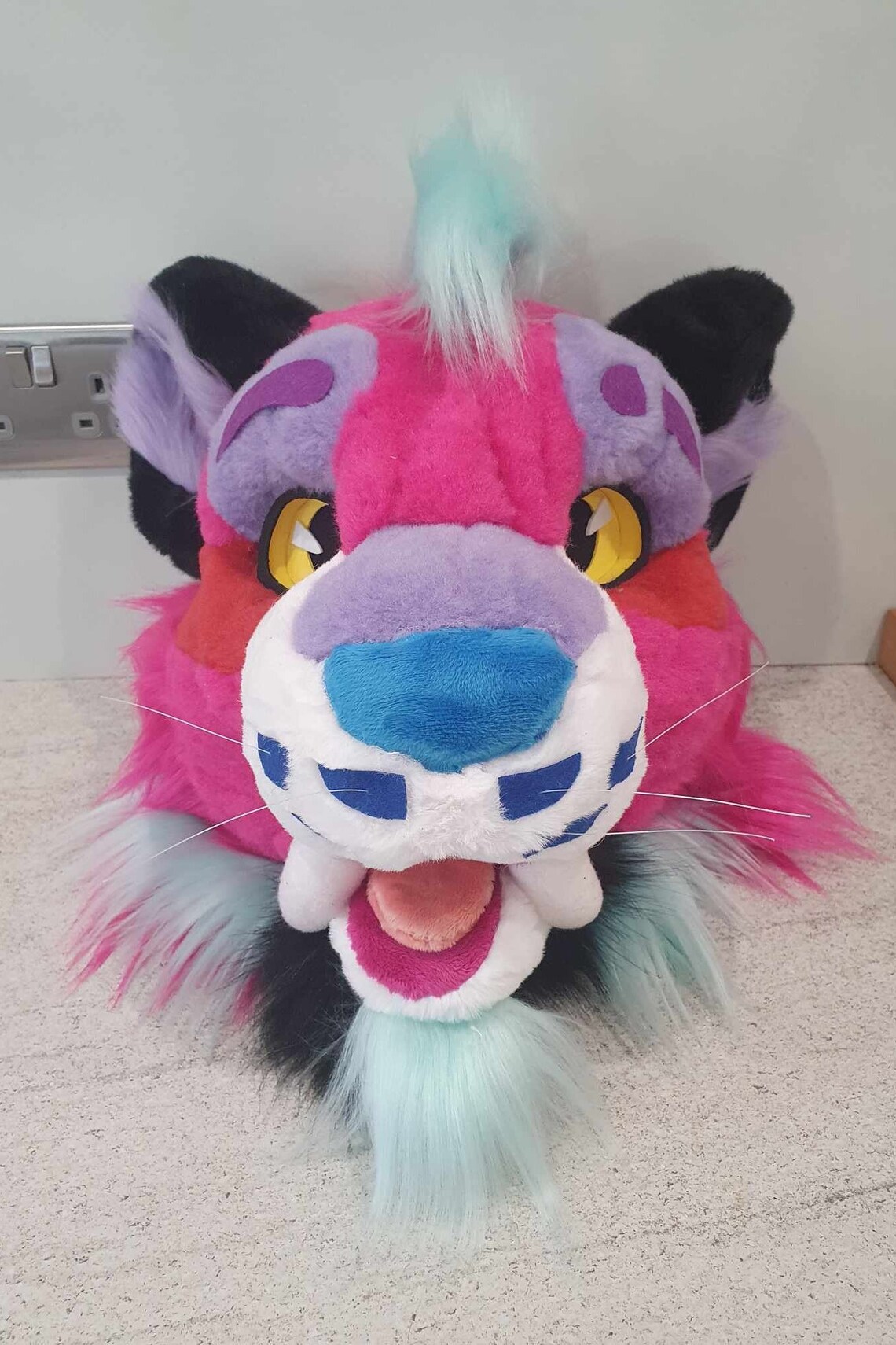 Saber-tooth Tiger Premade Fursuit Head - Etsy