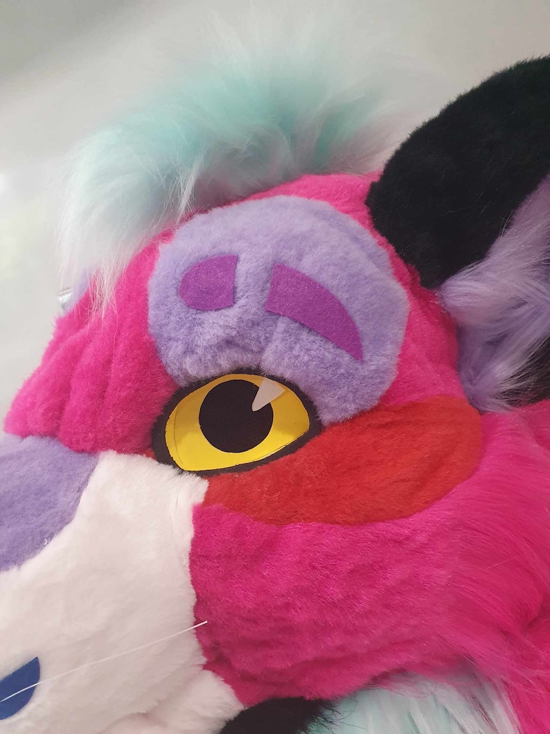 Saber-tooth Tiger Premade Fursuit Head - Etsy