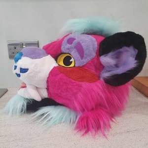 Saber-tooth Tiger Premade Fursuit Head - Etsy