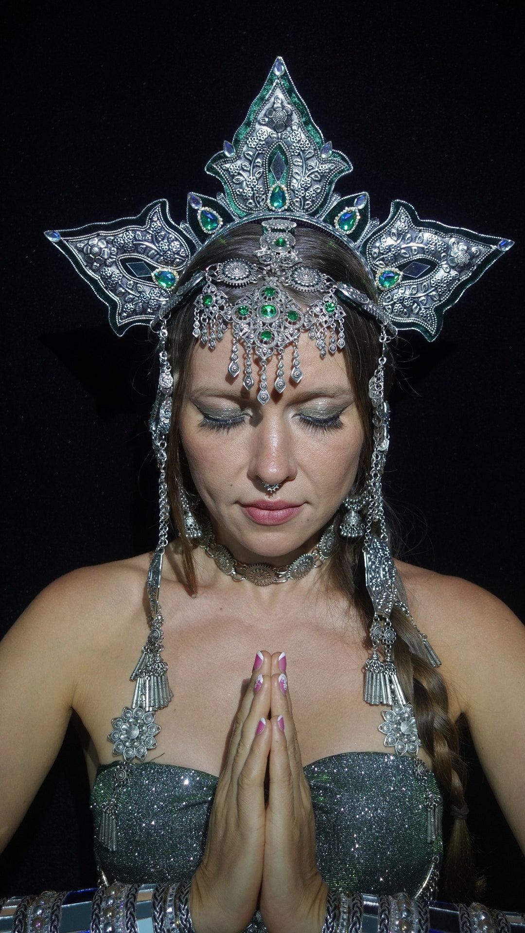 Tribal Headpiece-transformer Ethnic Tribal Fusion Crown Custom Made ...