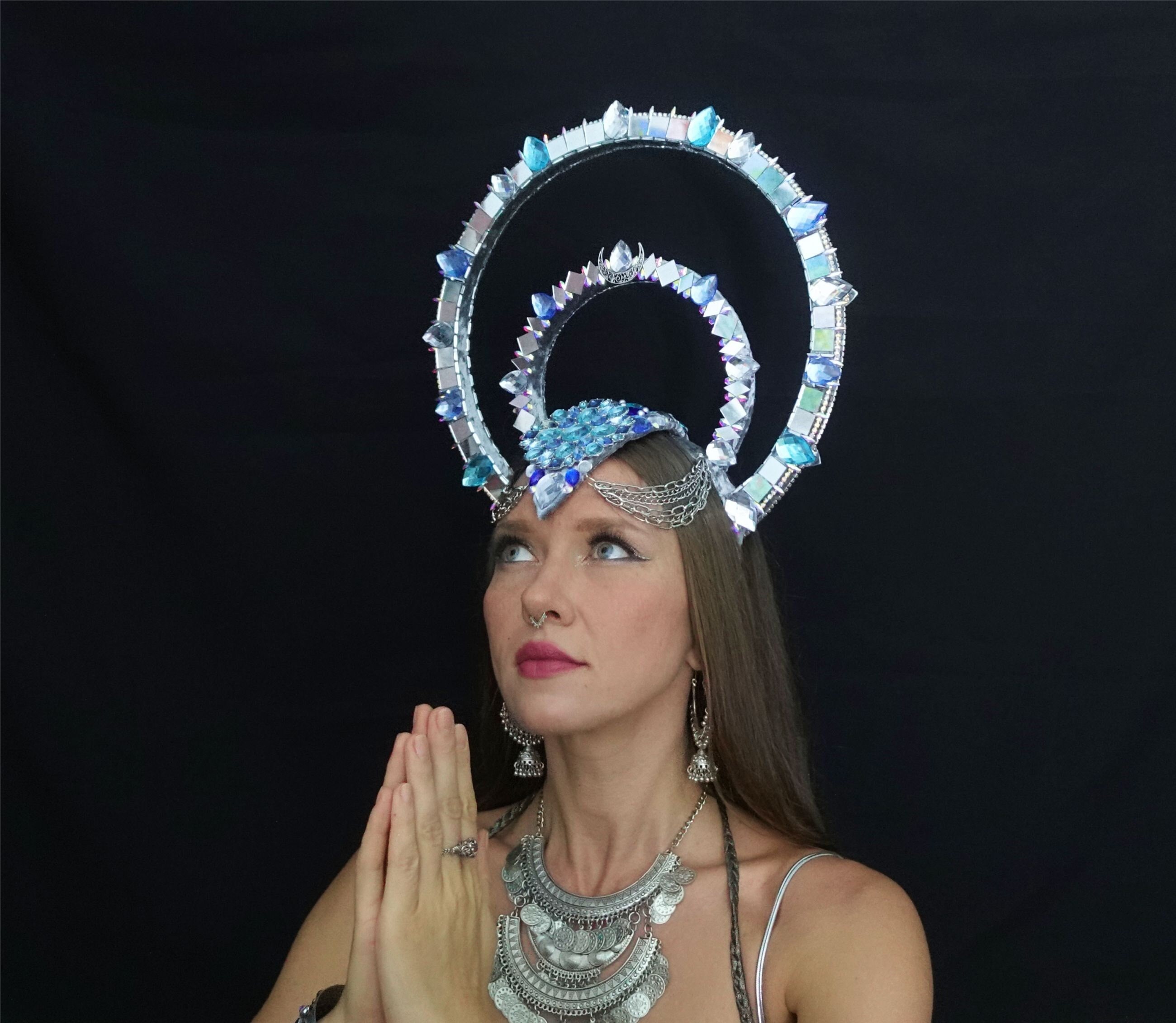 Tribal Crown Halo Crown Stage and Show Angel Crown - Etsy
