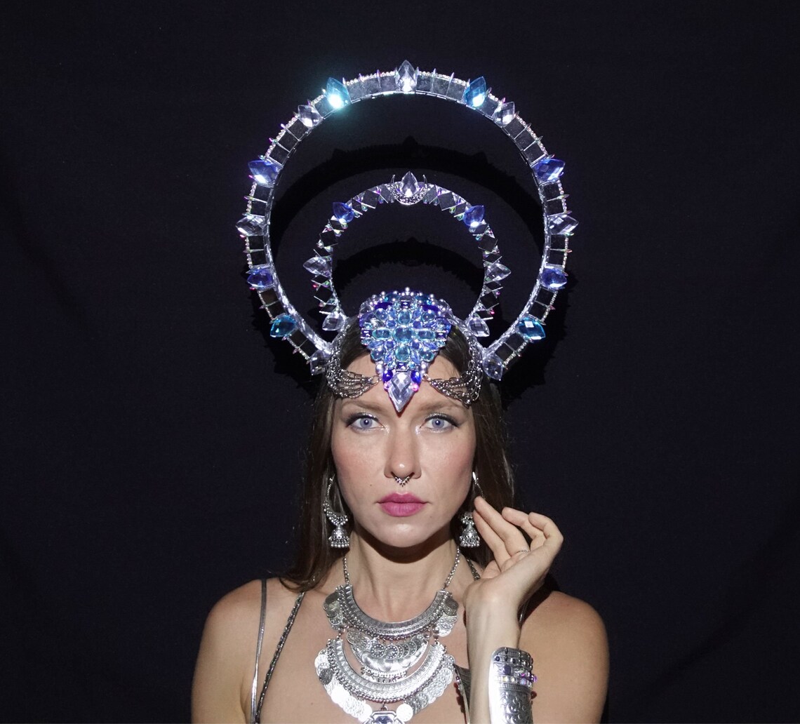 Tribal Crown Halo Crown Stage and Show Angel Crown - Etsy