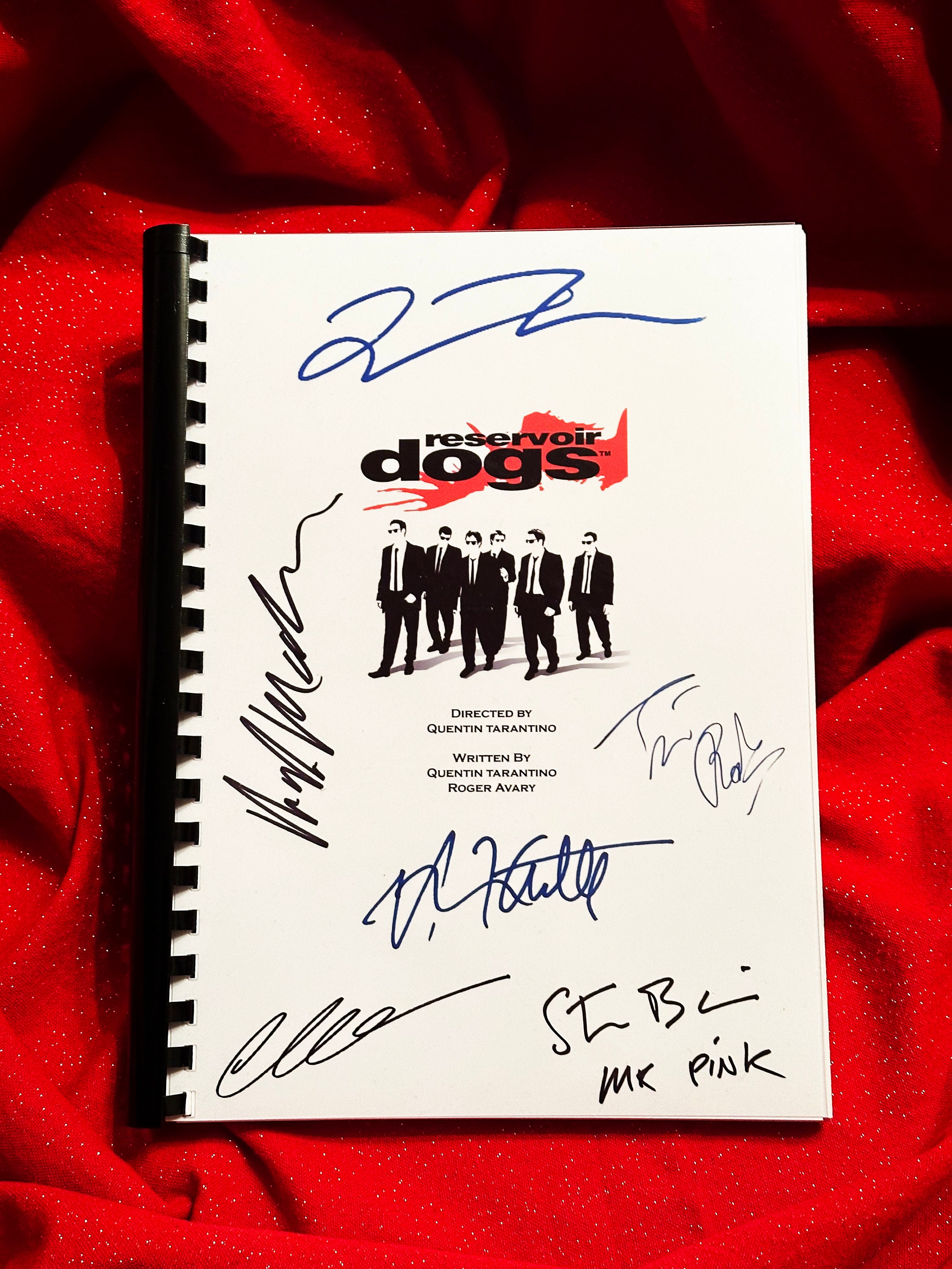 RESERVOIR DOGS Signed Movie Script, Birthday Gift, Movie Gift, Film ...