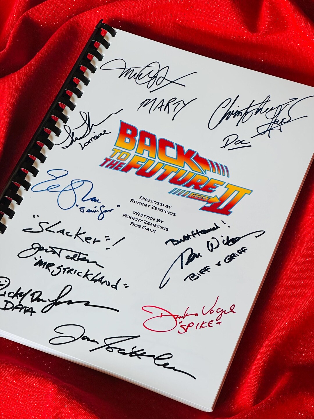 Back, Future Part 2 Movie Script, Movie Present, Birthday Gift, Movie ...