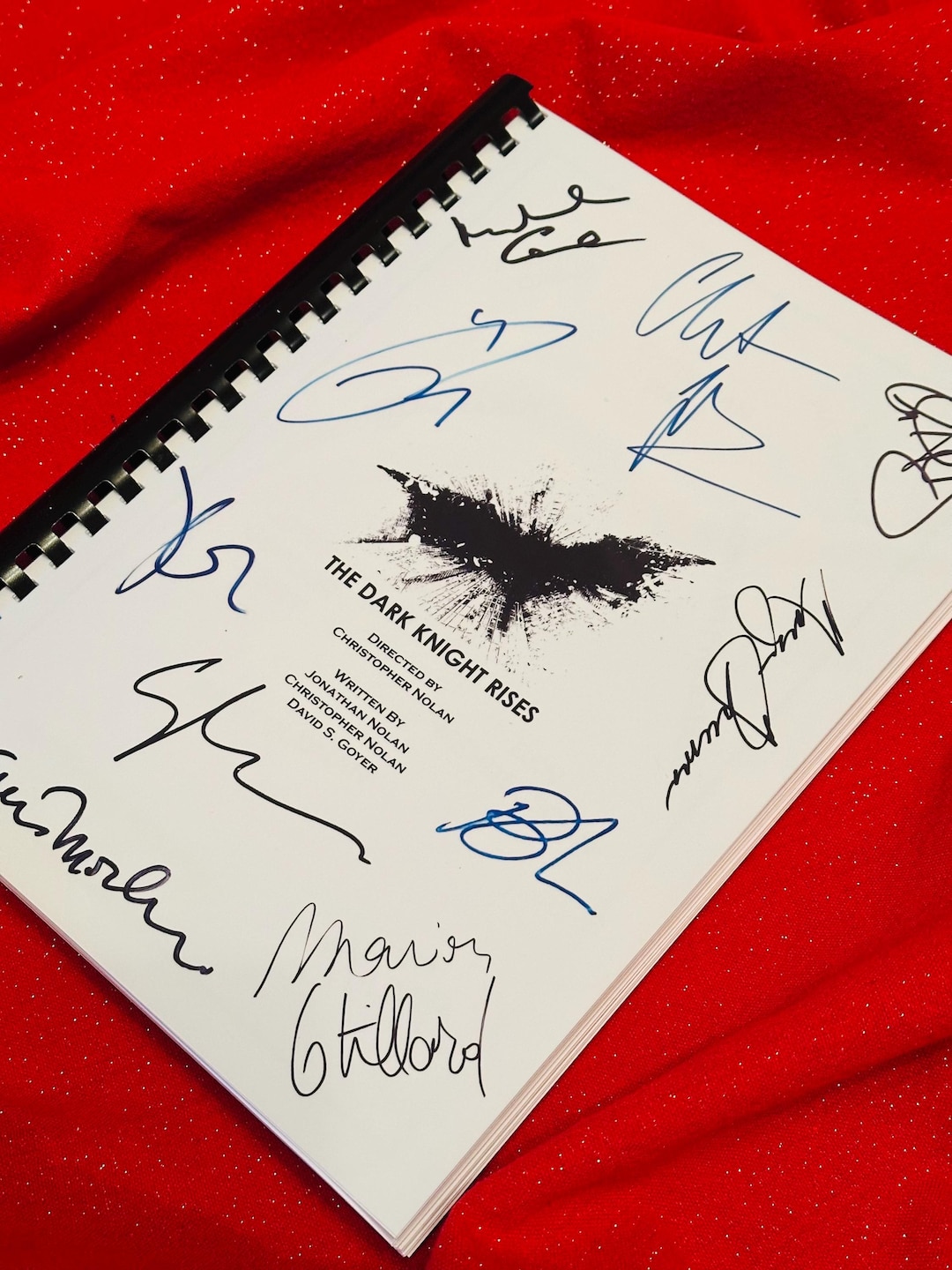 DARK KNIGHT RISES Movie Script, Bat Man, Birthday Gift, Movie Gift ...