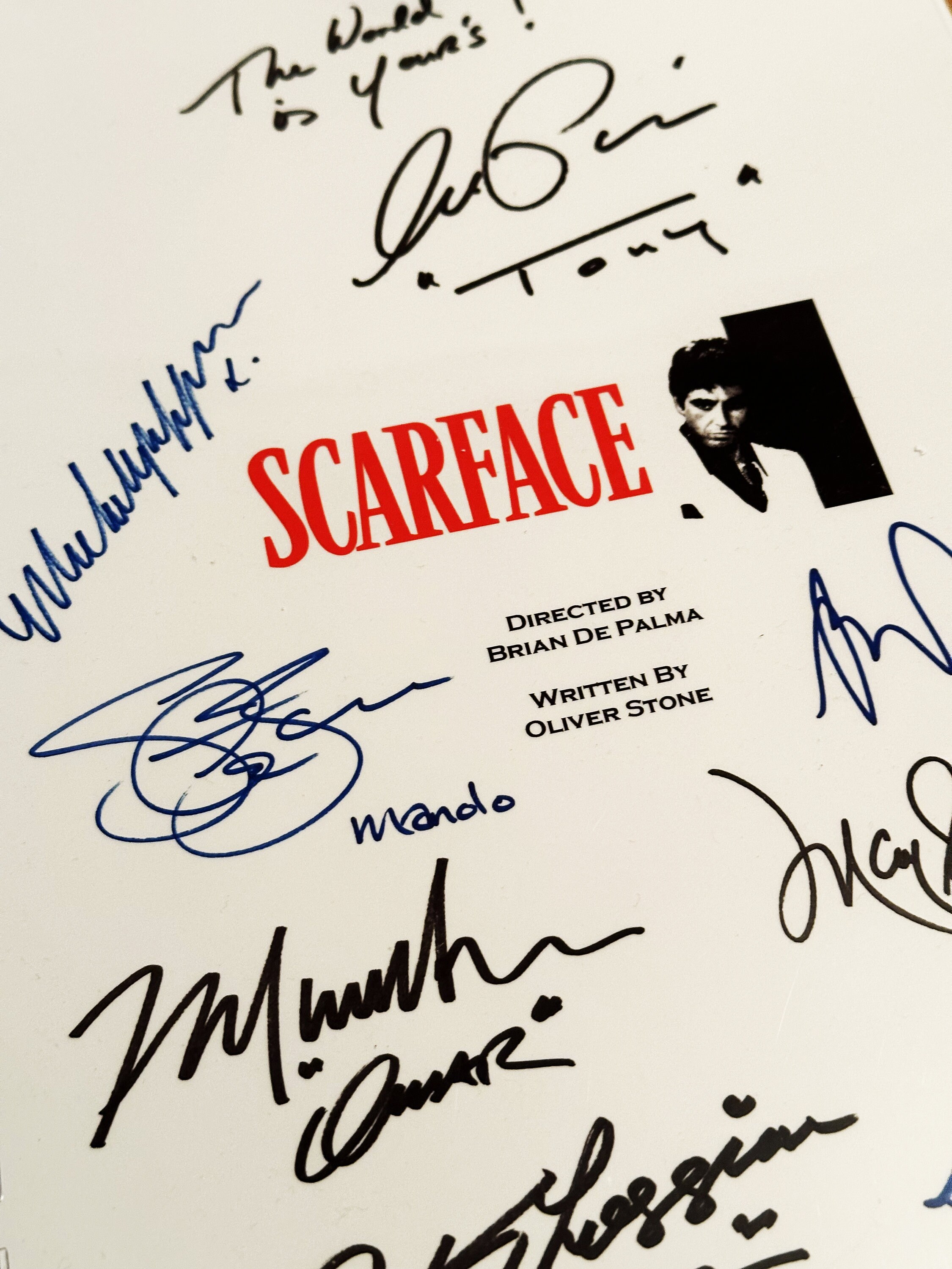 SCARFACE Signed Movie Script, Movie Present, Birthday Gift, Movie Gift ...
