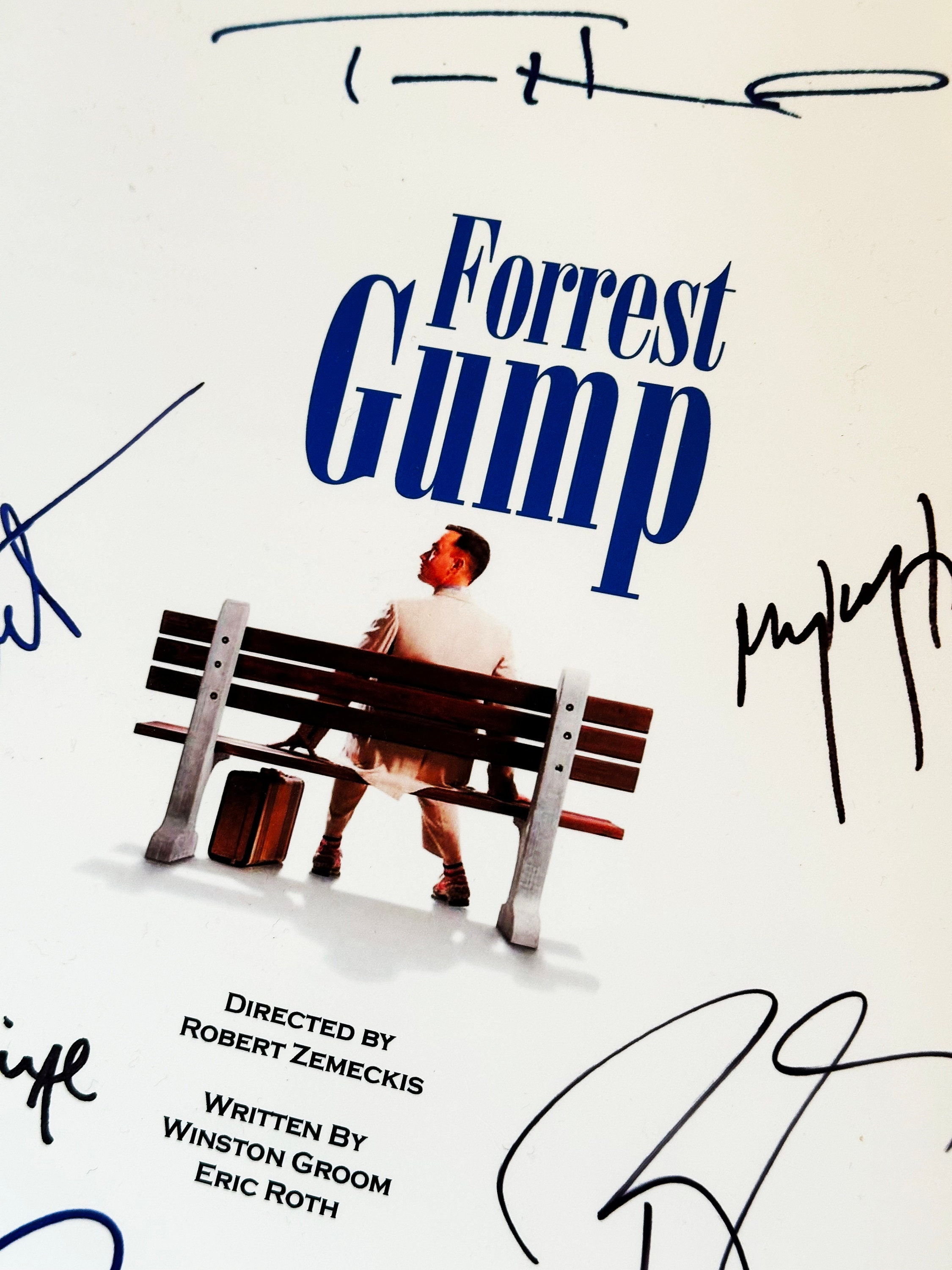 FORREST GUMP Signed Movie Script, Birthday Gift, Movie Gift, Film ...