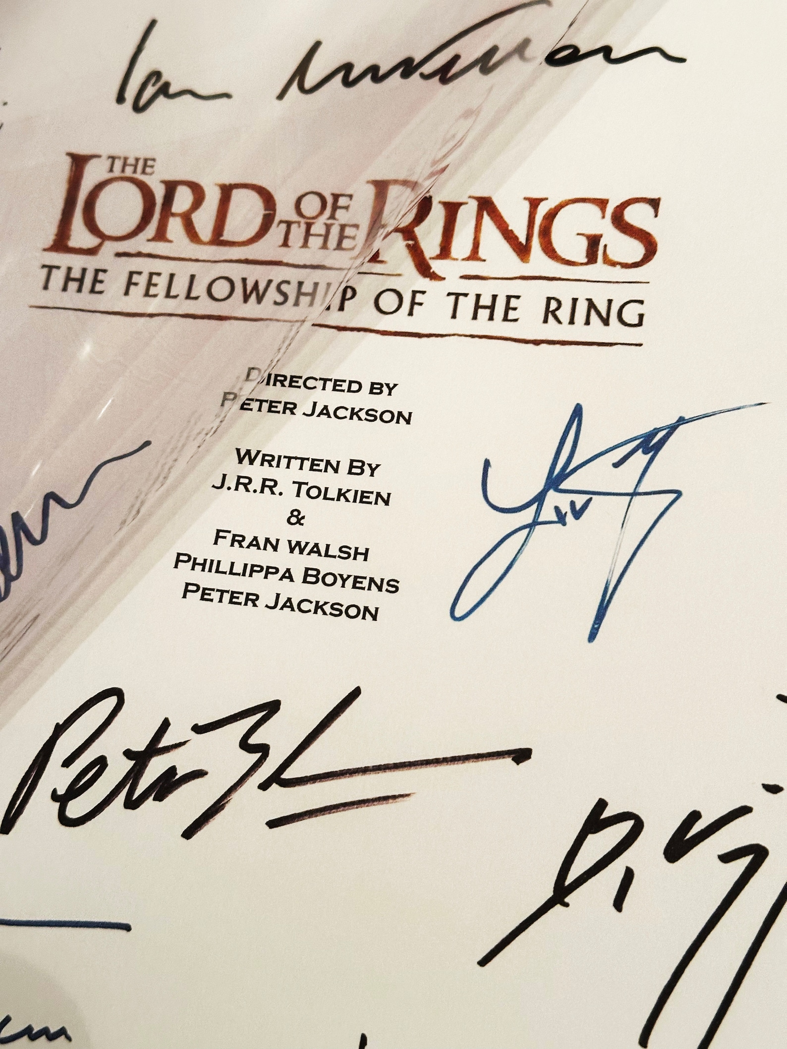 Lord, Rings, Fellowship, Movie Script, Birthday Gift, Movie, Film ...