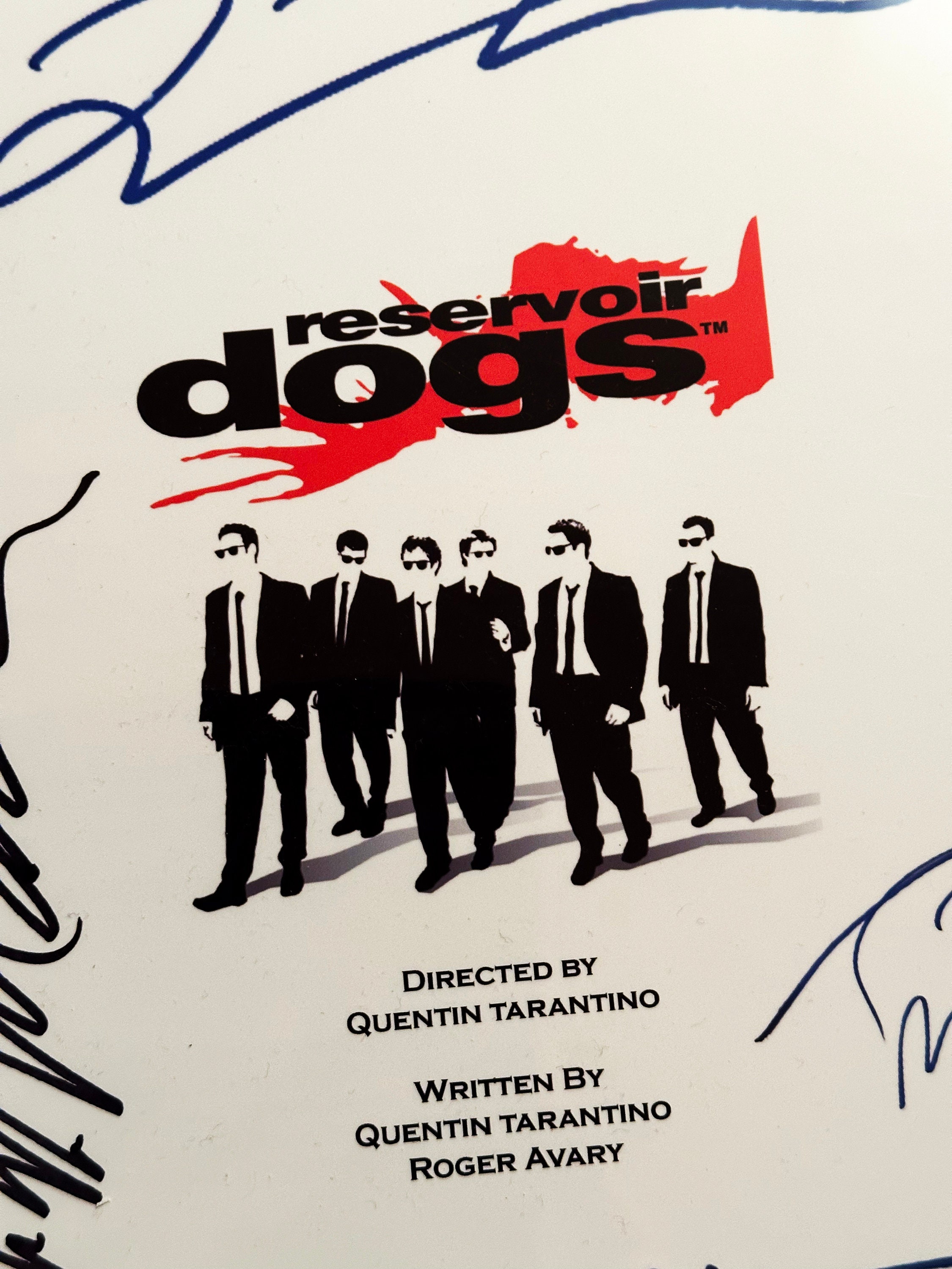 RESERVOIR DOGS Signed Movie Script, Birthday Gift, Movie Gift, Film ...