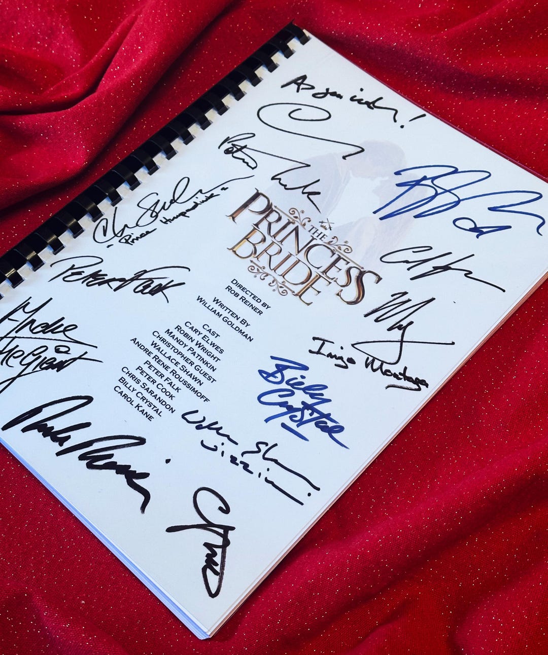 PRINCESS, BRIDE Movie Script, Birthday Gift, Movie Gift, Film ...