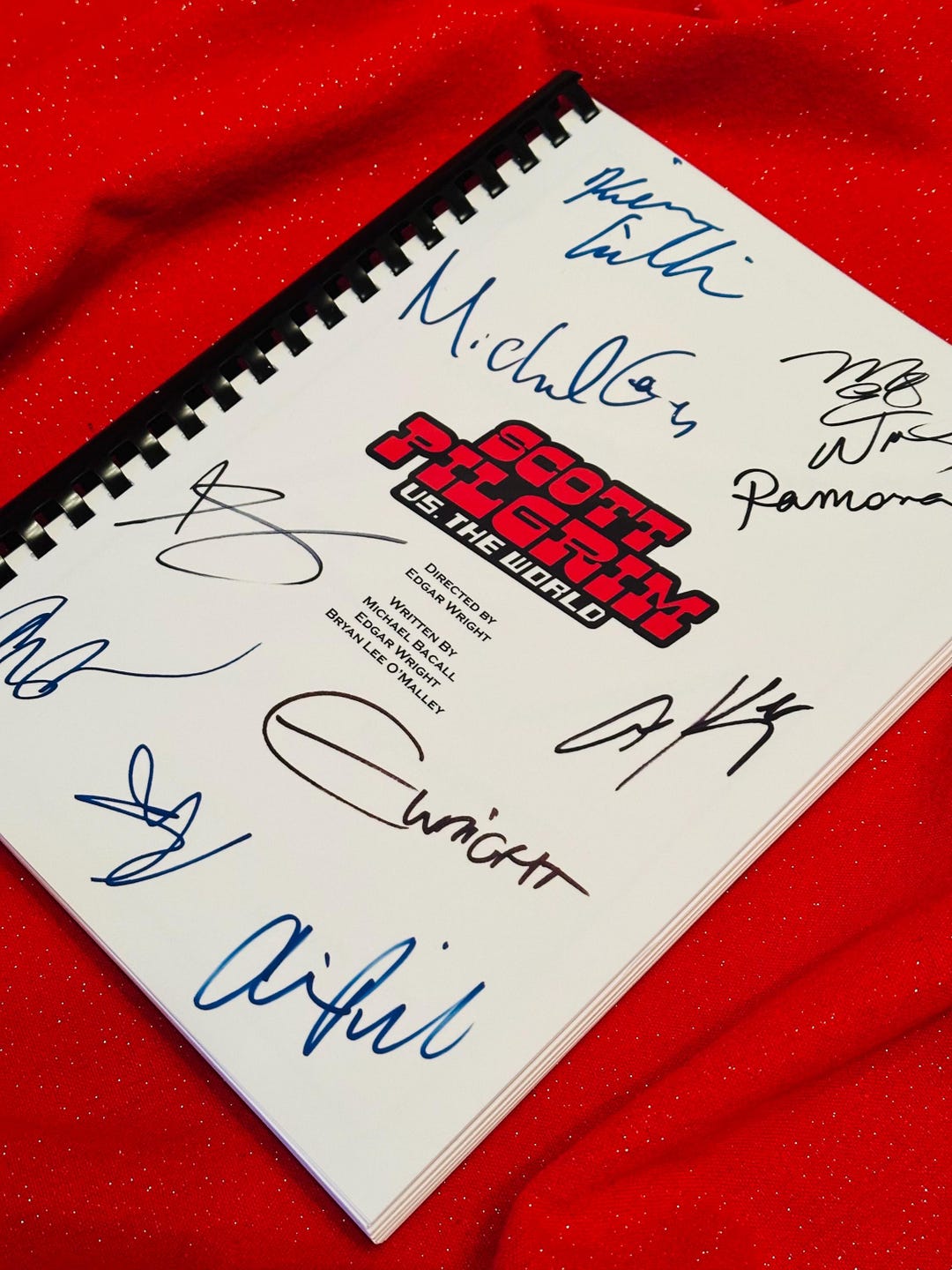 SCOTT PILGRIM Movie Script, Birthday Gift, Movie Gift, Film Script ...