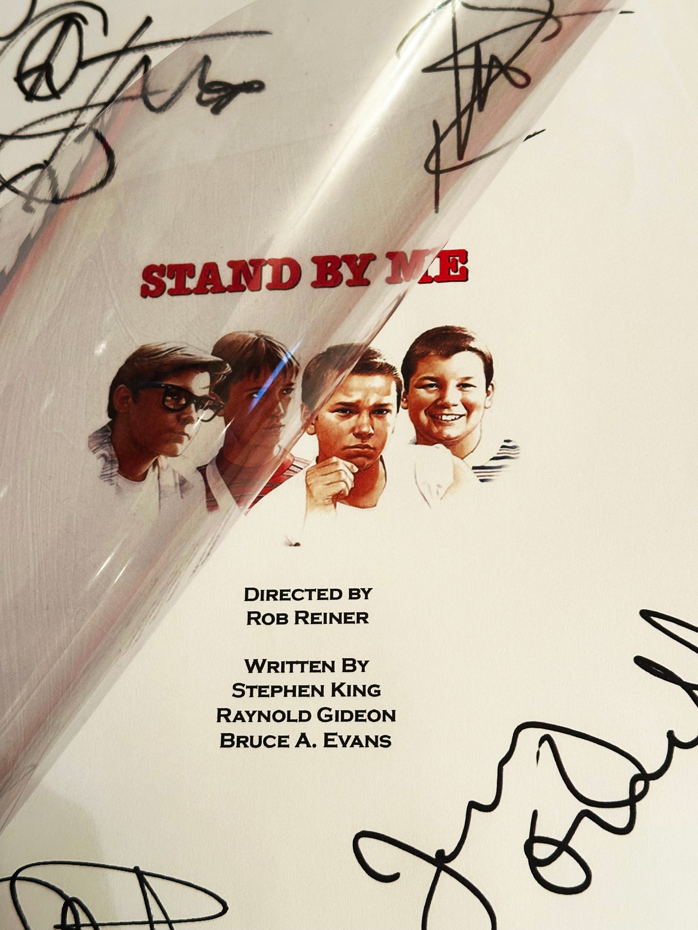 STAND BY ME Signed Movie Script, Birthday Gift, Movie Gift, Film ...