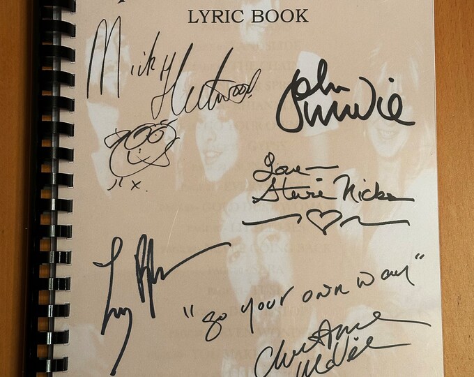 Hall of Fame Singers Stevie Nicks and Christine Mcvie Dual Autographed ...