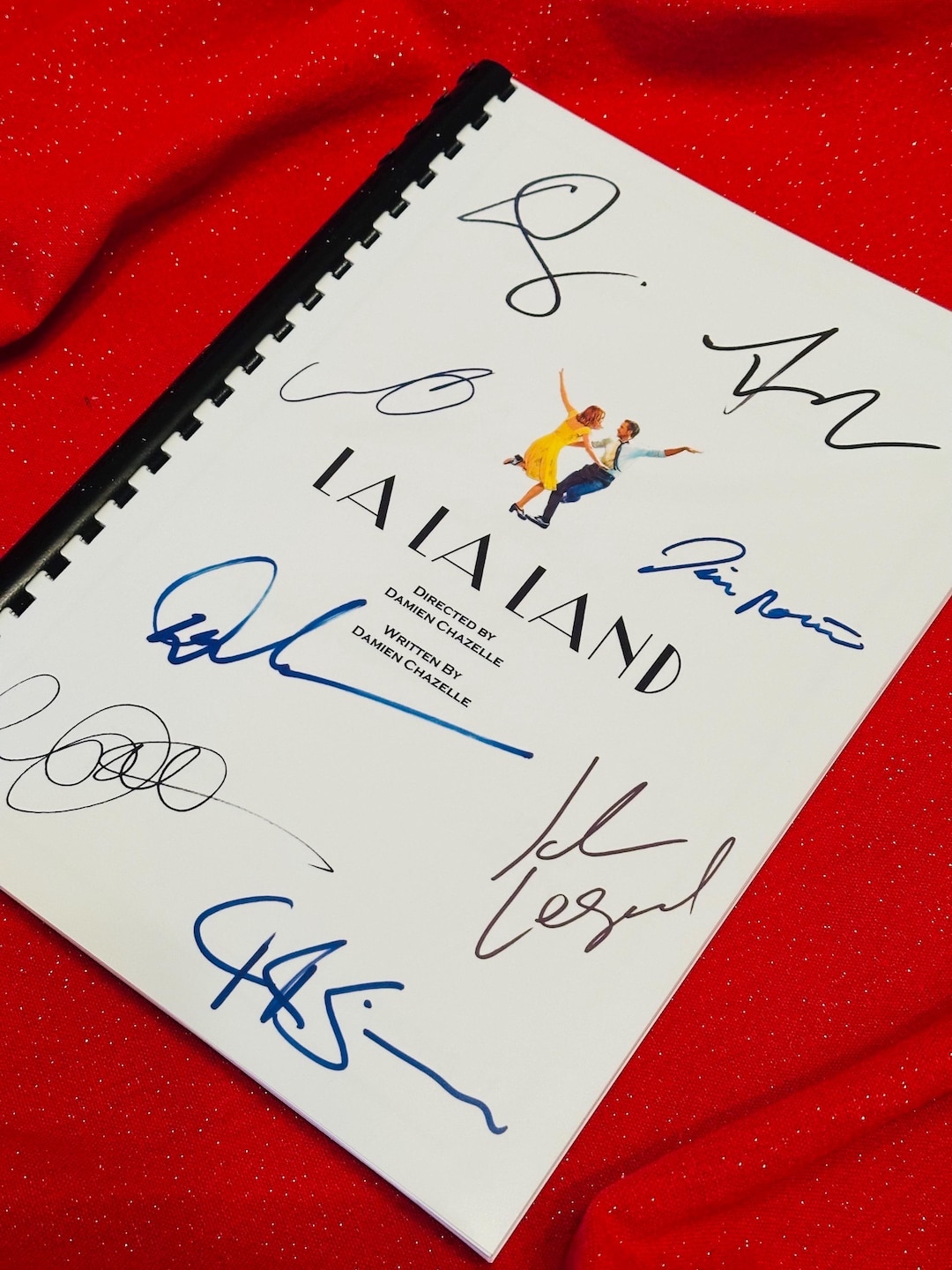 LA LA LAND Movie Script, High Quality Printed Cast Autographs, Movie ...