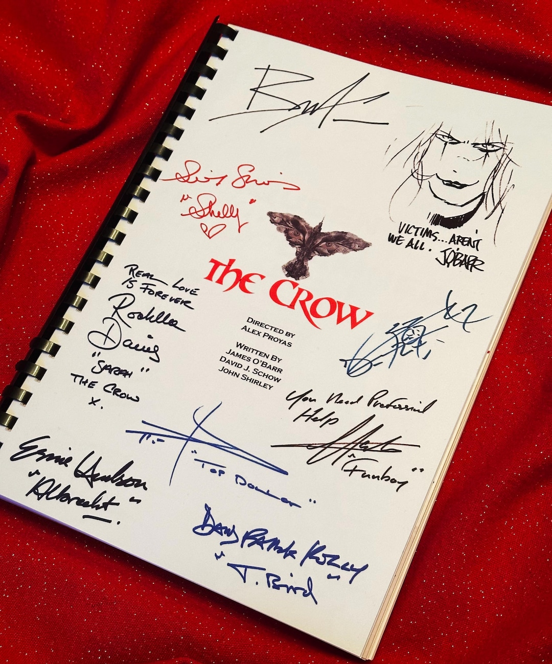 THE CROW Script, Present, Birthday Gift, Movie Gift, Film Script ...