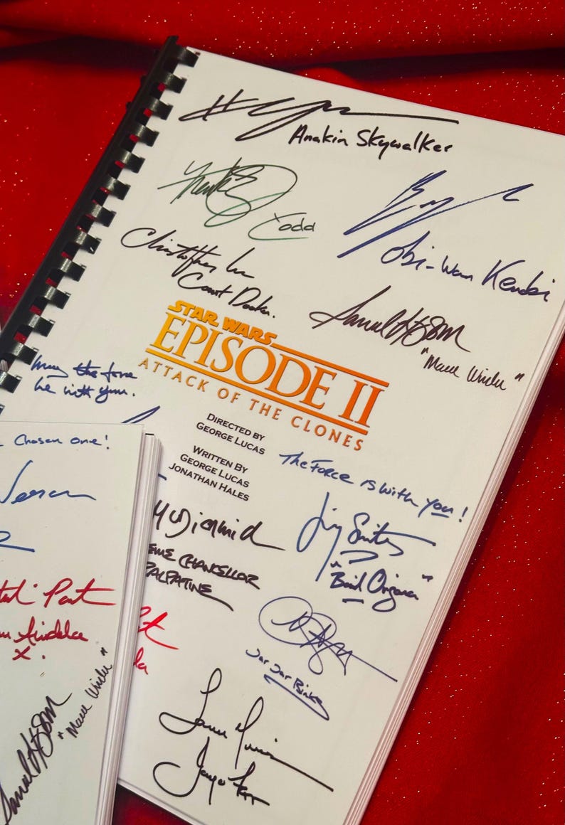 Script Collection, ALL 3 Prequel Scripts, Phantom, Menace, Attack ...