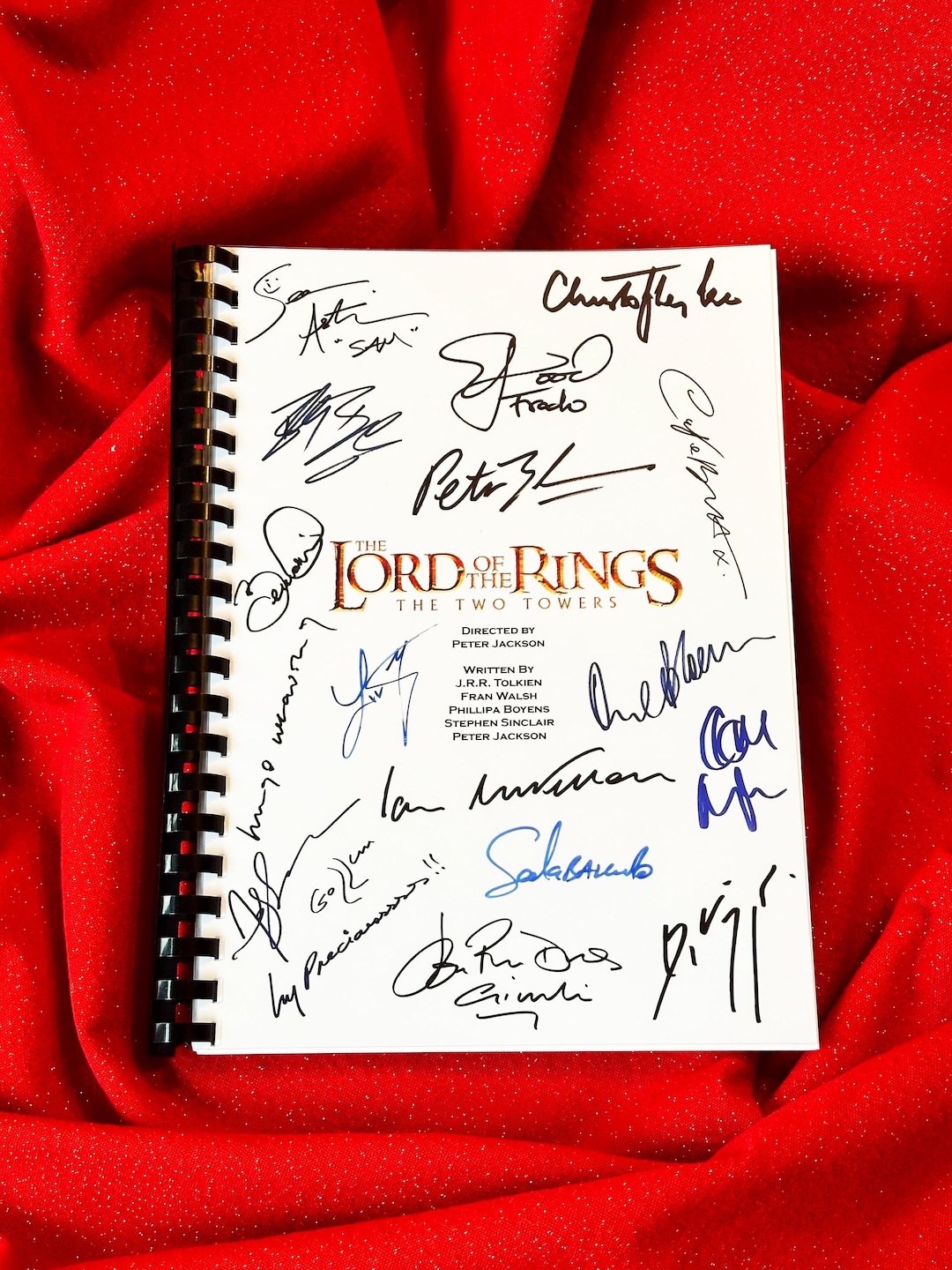 Lord, Rings, Two Towers, Movie Script, Birthday Gift, Movie Gift, Film ...