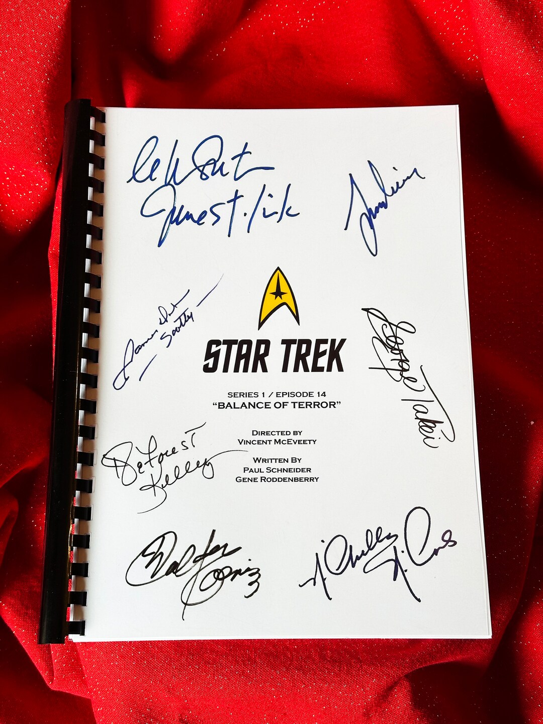 STAR TREK TV Series Script, Birthday Gift, Movie Gift, Film, Screenplay ...