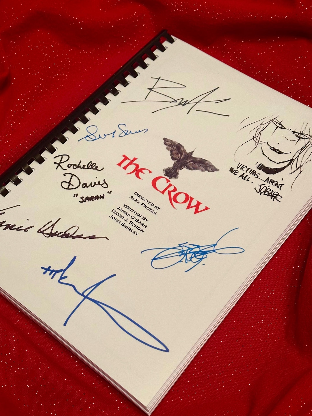 CROW Script, Present, Birthday Gift, Movie Gift, Film Script ...