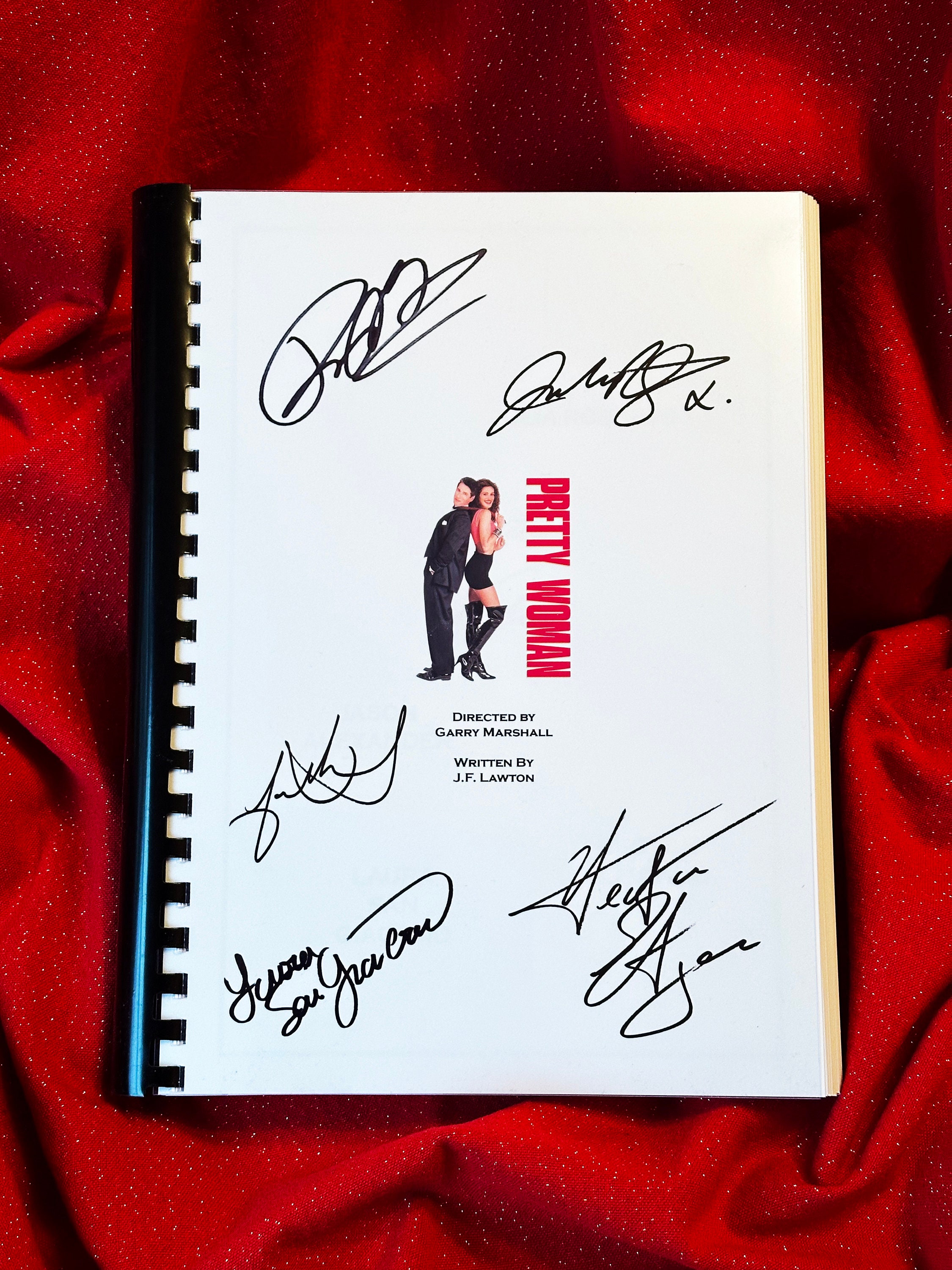PRETTY WOMAN Signed Movie Script, Valentines Present, Birthday Gift ...