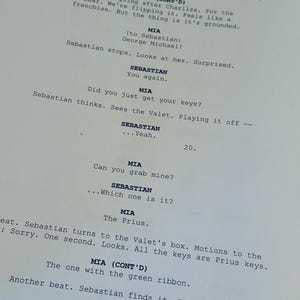LA LA LAND Movie Script, High Quality Printed Cast Autographs, Movie ...