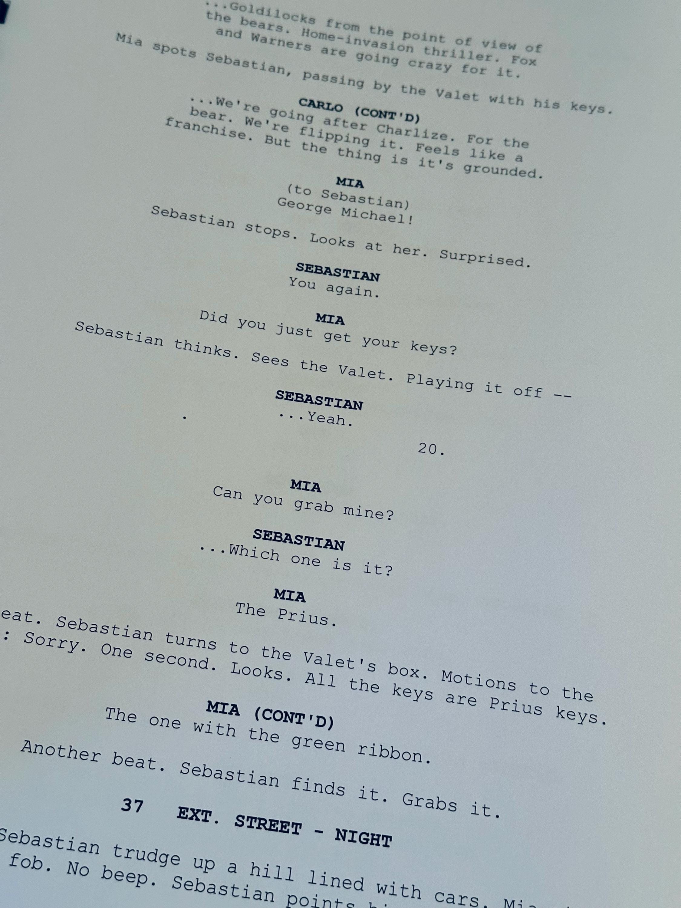 LA LA LAND Movie Script, High Quality Printed Cast Autographs, Movie ...