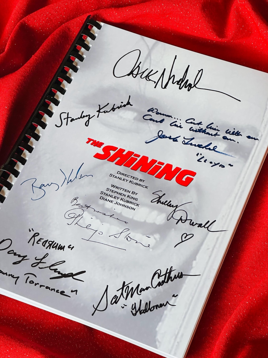 SHINING Movie Script, Birthday Gift, Movie Gift, Film Script, Screenplay, Autographs, Horror - Etsy