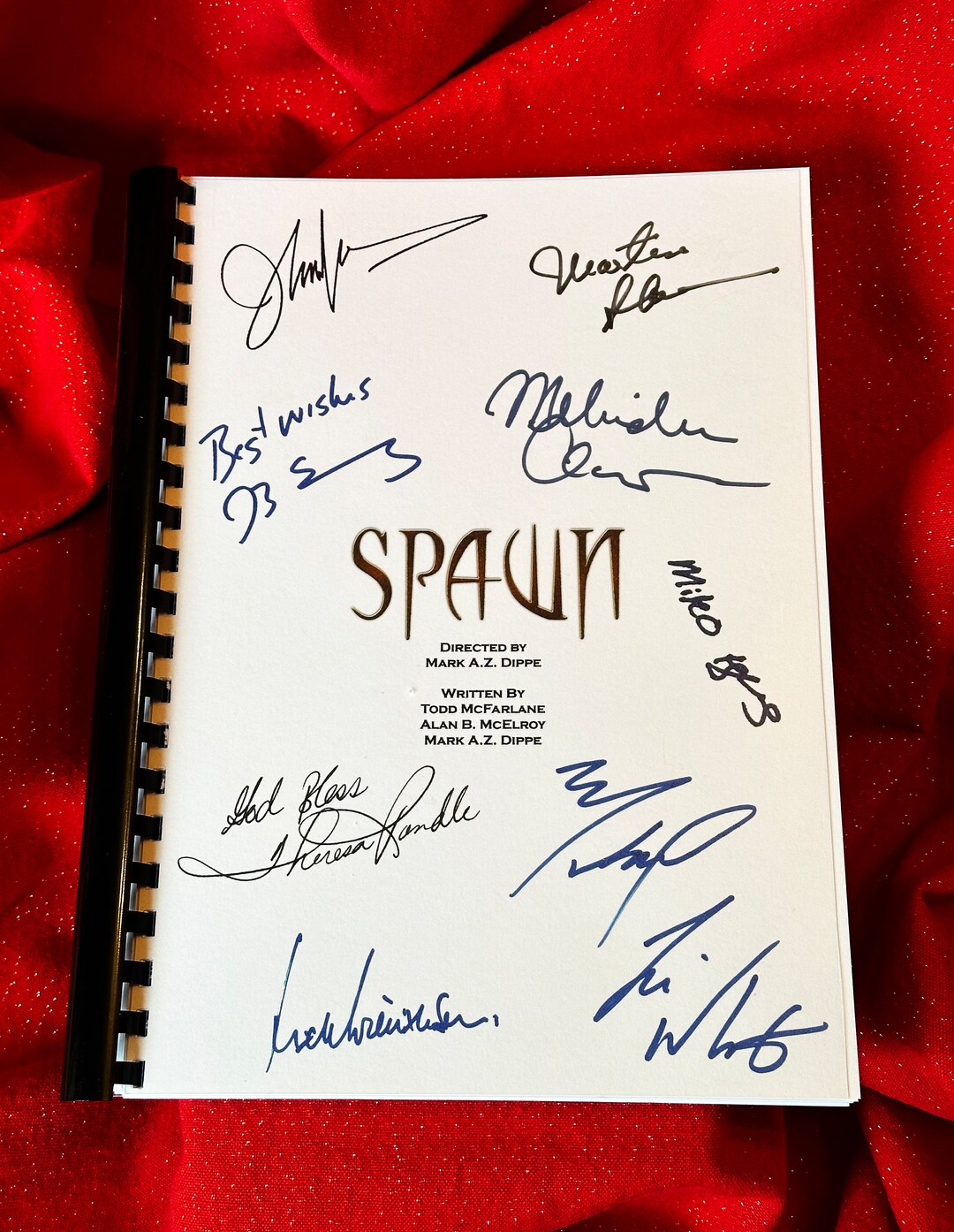 SPAWN Signed Movie Script, Present, Birthday Gift, Movie Gift, Film ...