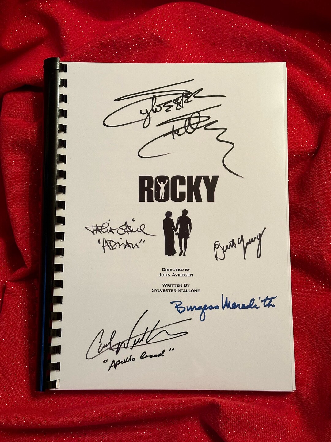 ROCKY Signed Movie Script, Present, Birthday Gift, Movie Gift Film ...