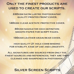 LOST, BOYS Movie Script, Present, Birthday Gift, Movie Gift, Film ...