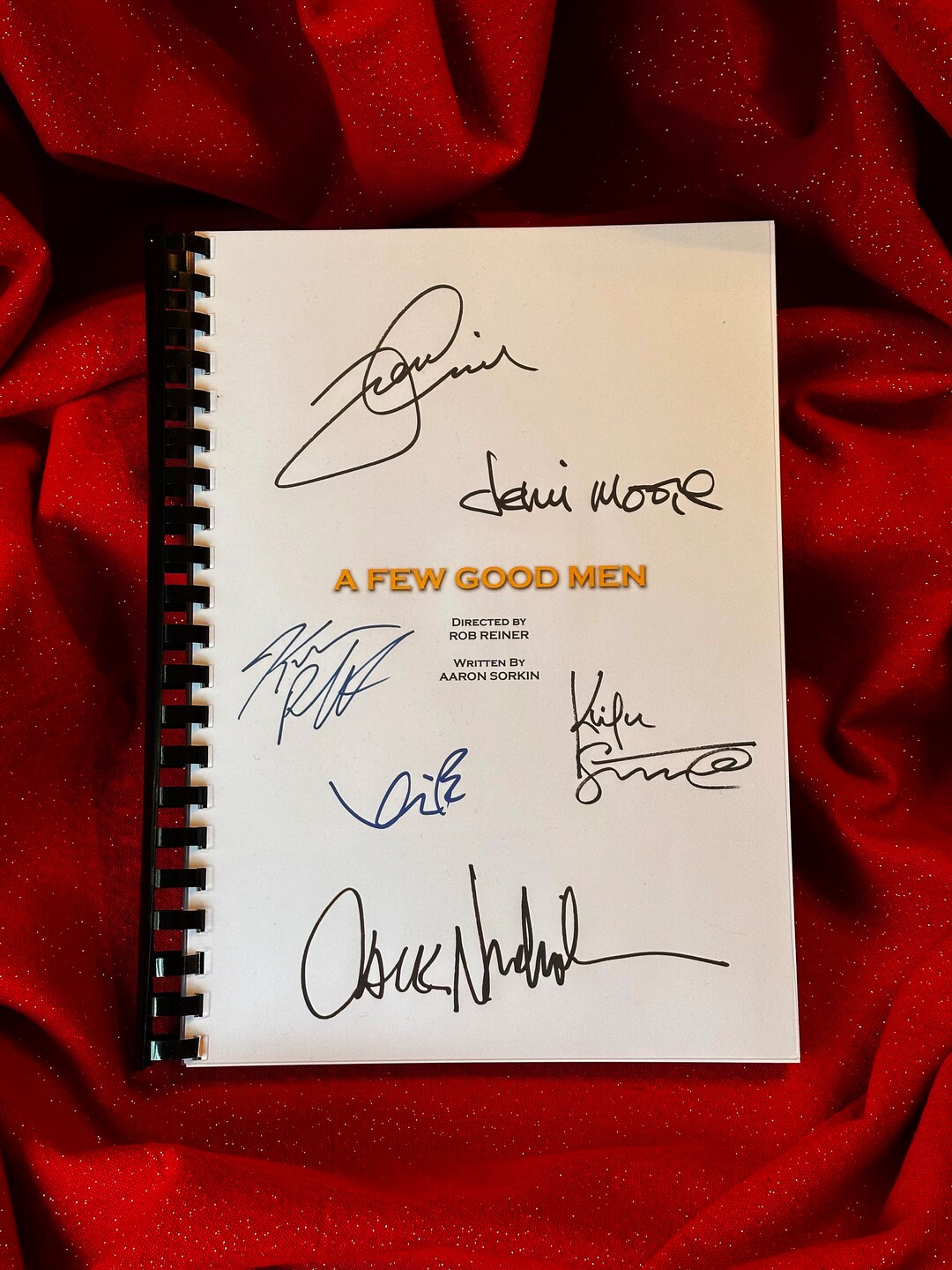 A Few Good Men, Tom Cruise, Signed Movie Script, Movie Present ...