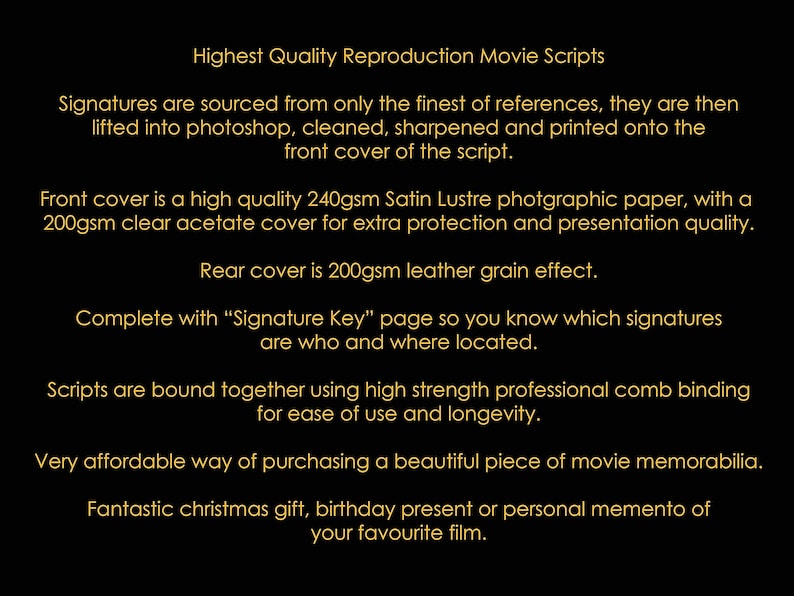 FRIENDS the One Where They All Turn Thirty Signed Script, Present ...