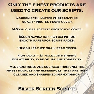 THE MARTIAN Signed Movie Script, Present, Birthday Gift, Movie Gift ...