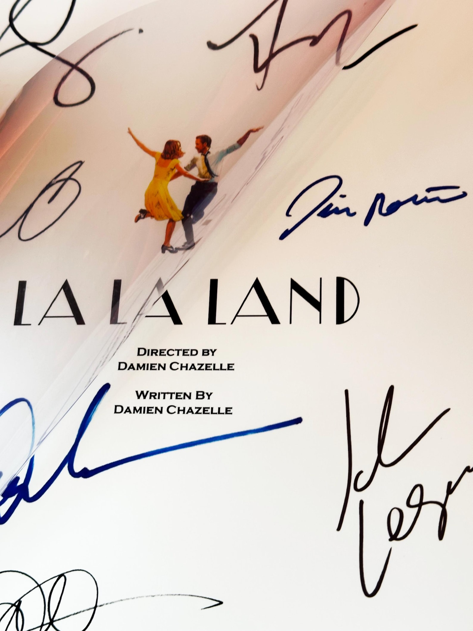 LA LA LAND Movie Script, High Quality Printed Cast Autographs, Movie ...