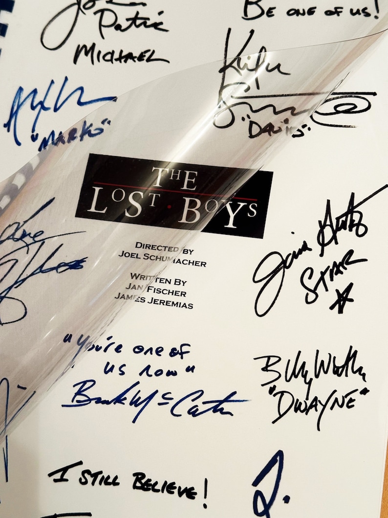 LOST, BOYS Movie Script, Present, Birthday Gift, Movie Gift, Film ...
