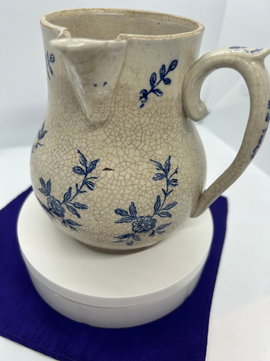 Antique French Water Pitcher - Etsy