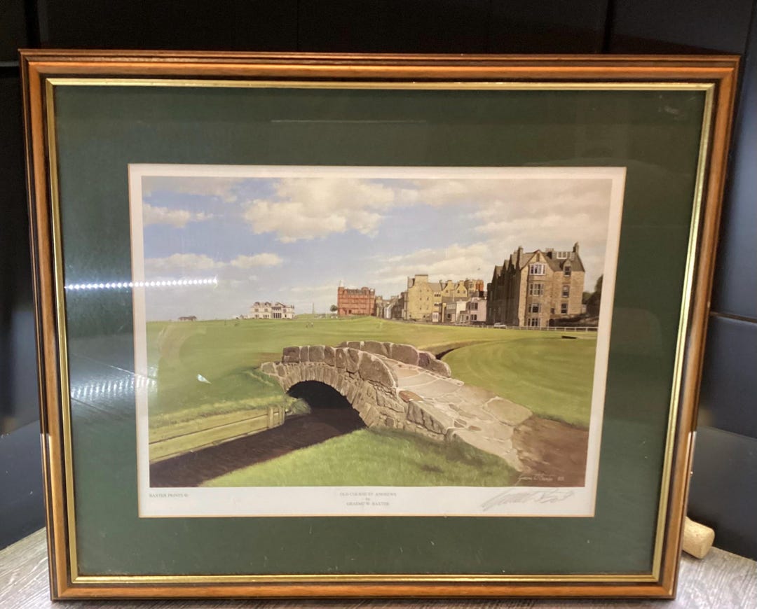 Graeme W Baxter Signed Print of the Old Course St Andrew's 1988 - Etsy