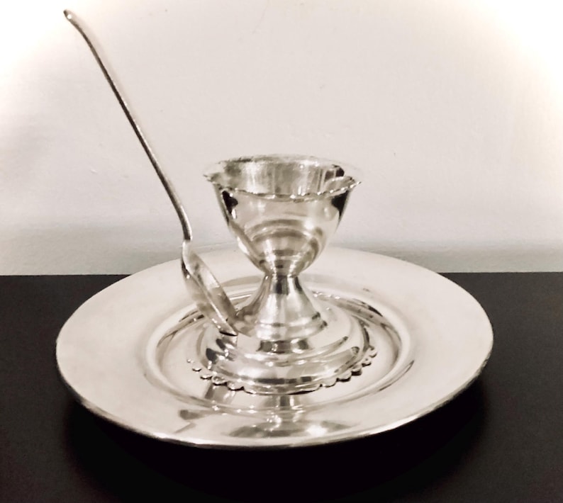 Vintage Yeoman Plated Egg Cup,plate and Spoon - Etsy